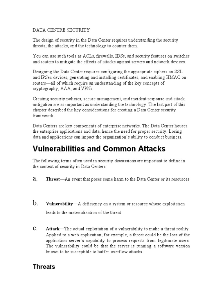Data Centre Security Lecture 16 March | PDF | Denial Of Service Attack | Firewall (Computing)