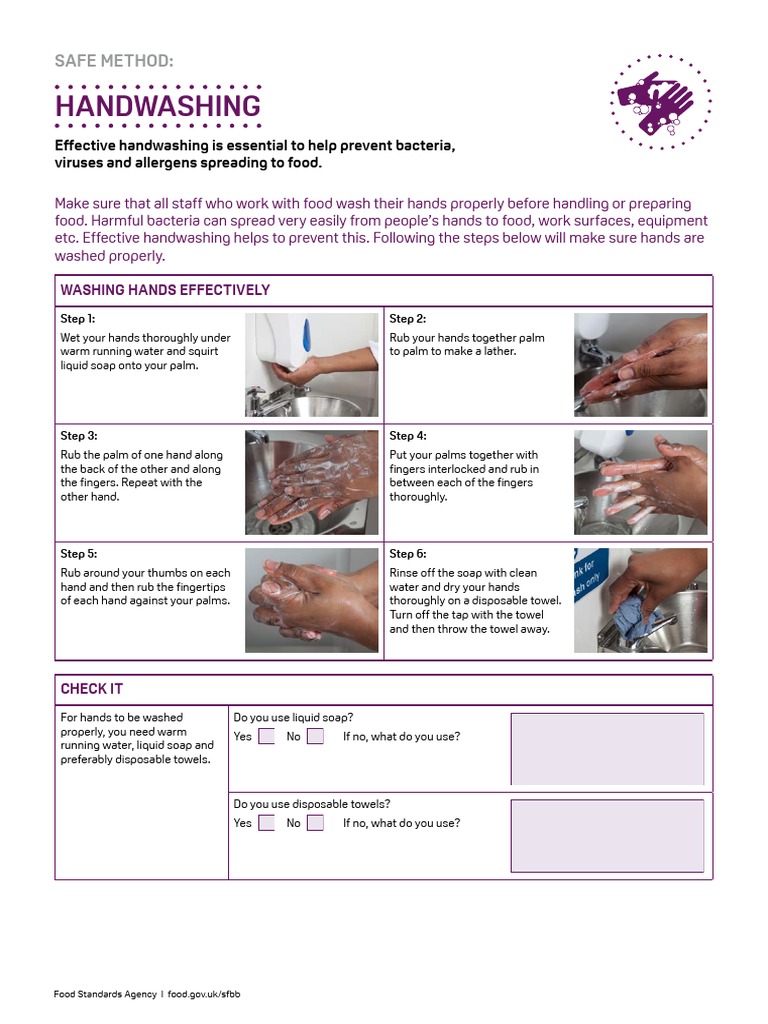 SFBB Retailers Cleaning 01 Handwashing | PDF | Hand Washing | Hygiene