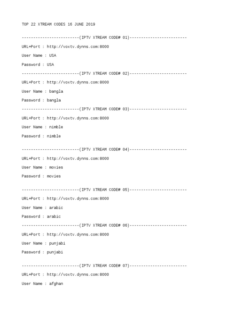 Premium Xtream Iptv Code PDF Data Model Security Technology, 56% OFF