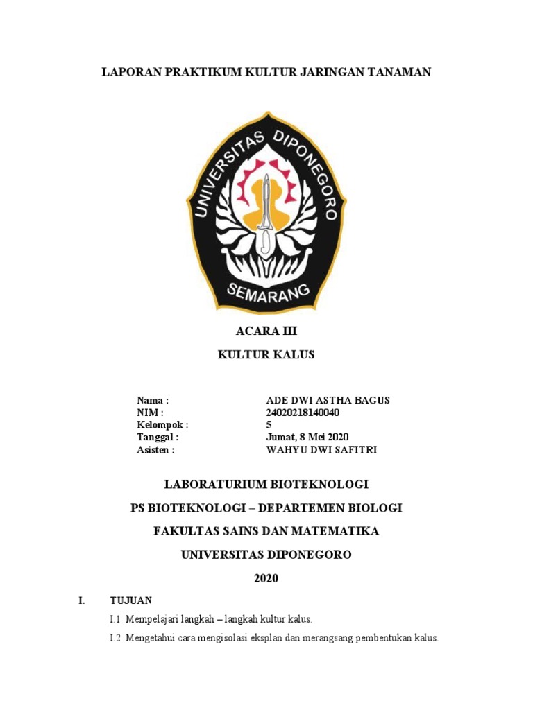 Acara 3 KJT - Ade Dwi Astha Bagus - 24020218140040-ACC | PDF