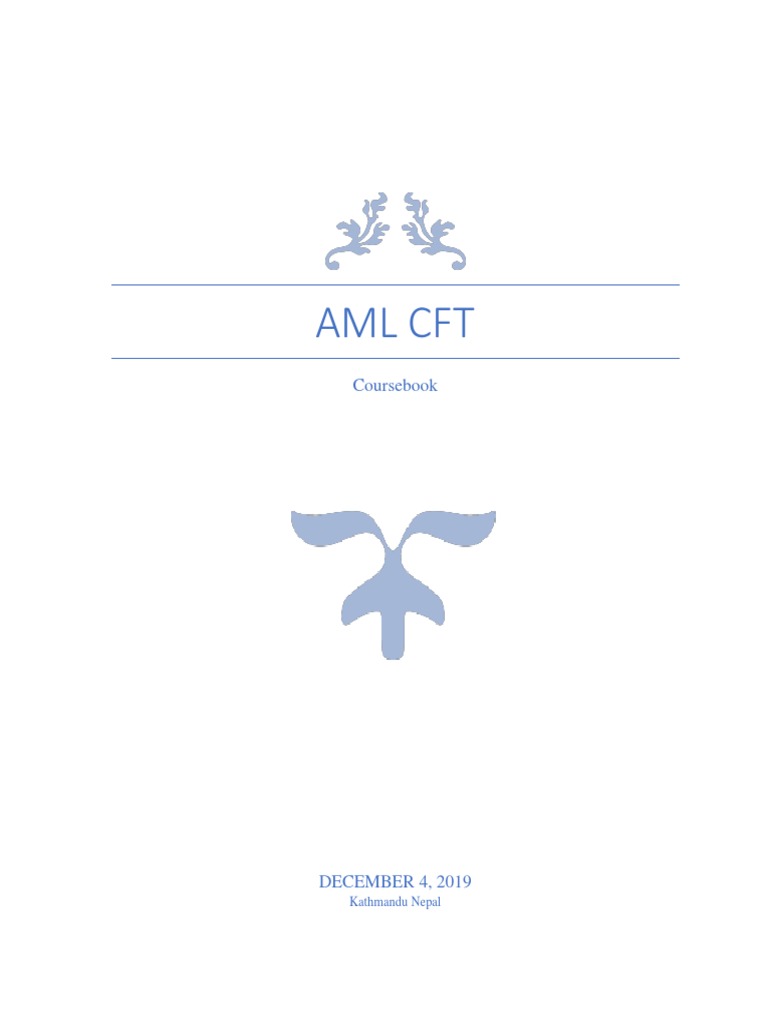 Aml CFT | PDF | Financial Action Task Force On Money Laundering | Money Laundering