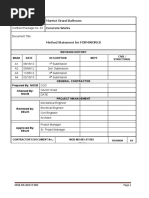 Method Statement Aluminium Formwork & Concreting | PDF | Building ...