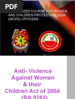 RA 9262: Anti-Violence Against Women Act | PDF | Restraining Order ...