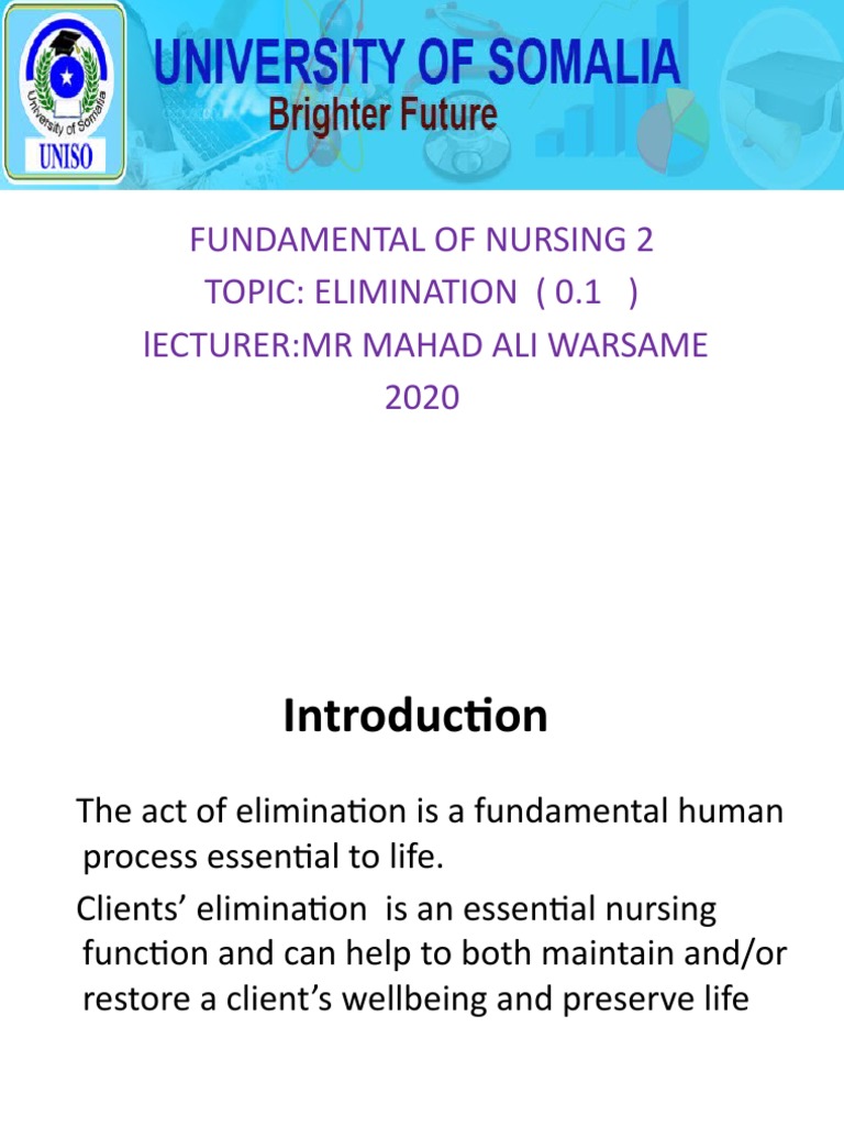 Urinary Elimination in Nursing Fundamentals | PDF | Urinary ...