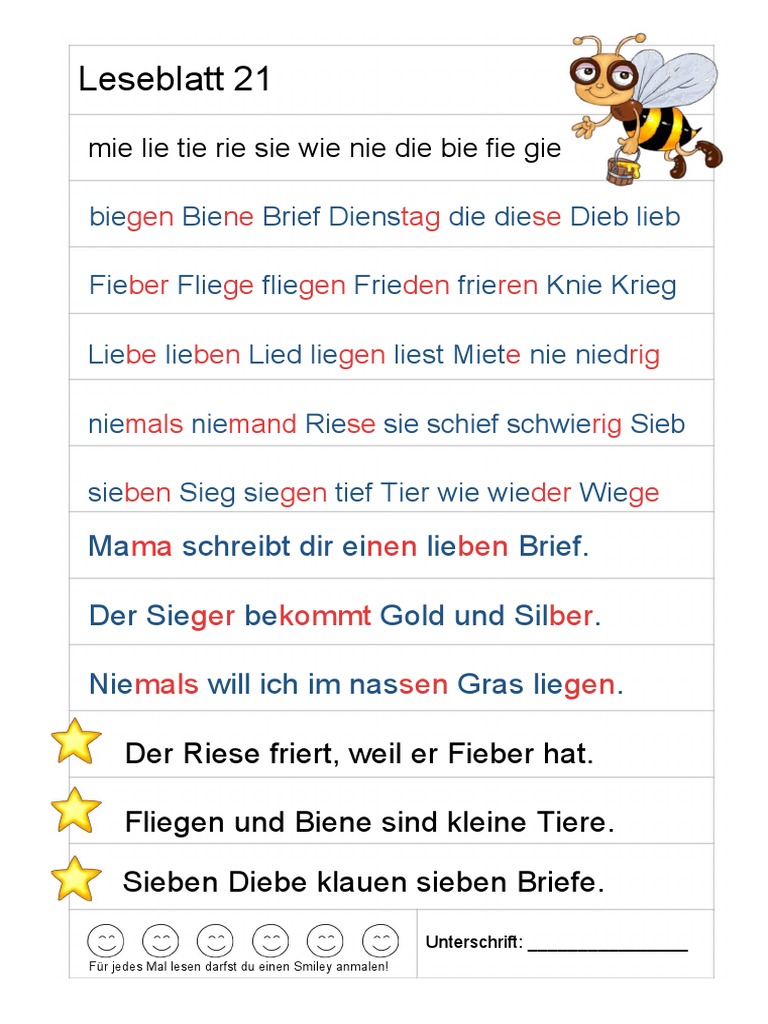 Leseblatt IE 2505 | PDF