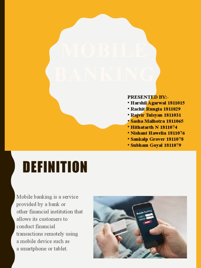 Mobile Banking | PDF | Online Banking | Banks & Banking