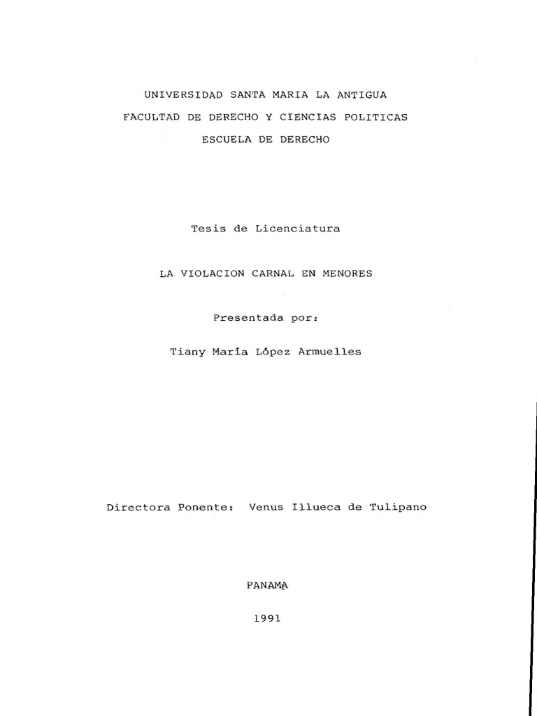 La Violacion Carnal | PDF | Violación | Derecho penal
