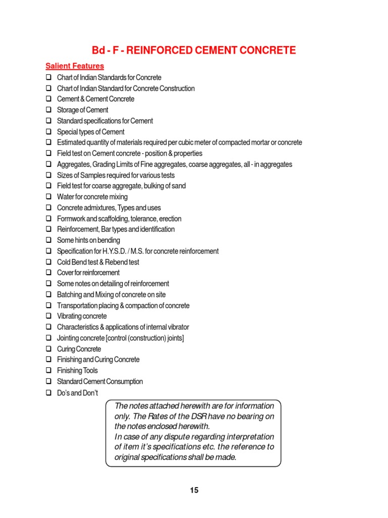 MSRC Cement and Concrete Standards | PDF | Concrete | Mortar (Masonry)