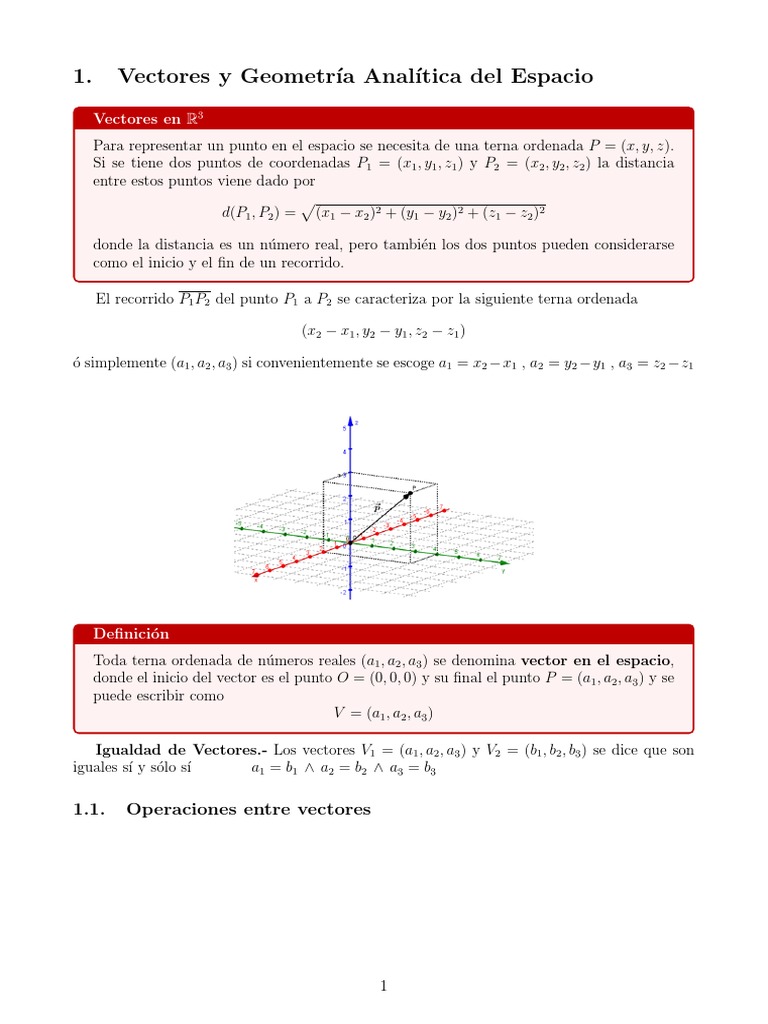 Vectoresy Planos R3 | PDF | Espacio vectorial | Geometria plana)