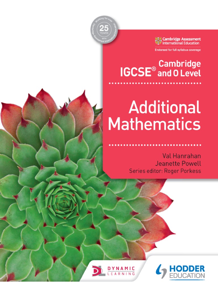 (Cambridge IGCSE ADD - MATHS PDF | PDF | Quadratic Equation | Function ...