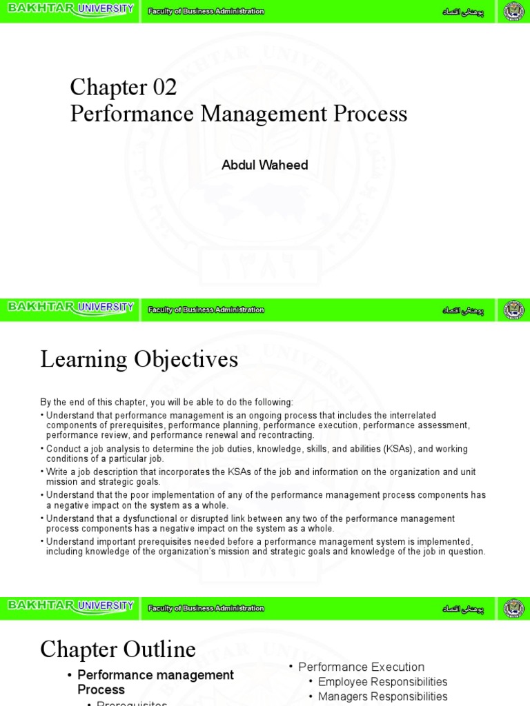 Chapter 2 (Performance Management Process) | PDF | Performance ...