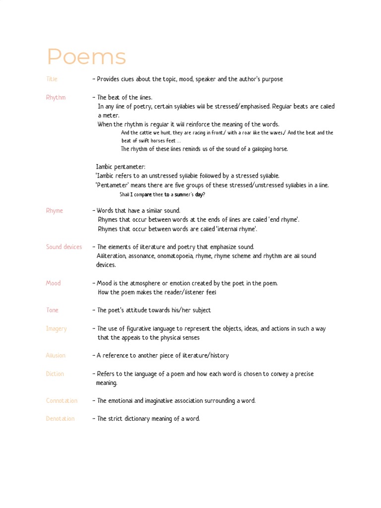 Poems | Download Free PDF | Poetry | Poetic Form