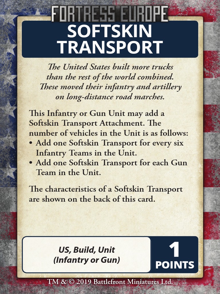 FE American Command Cards PDF | PDF | Infantry | Wars & Military
