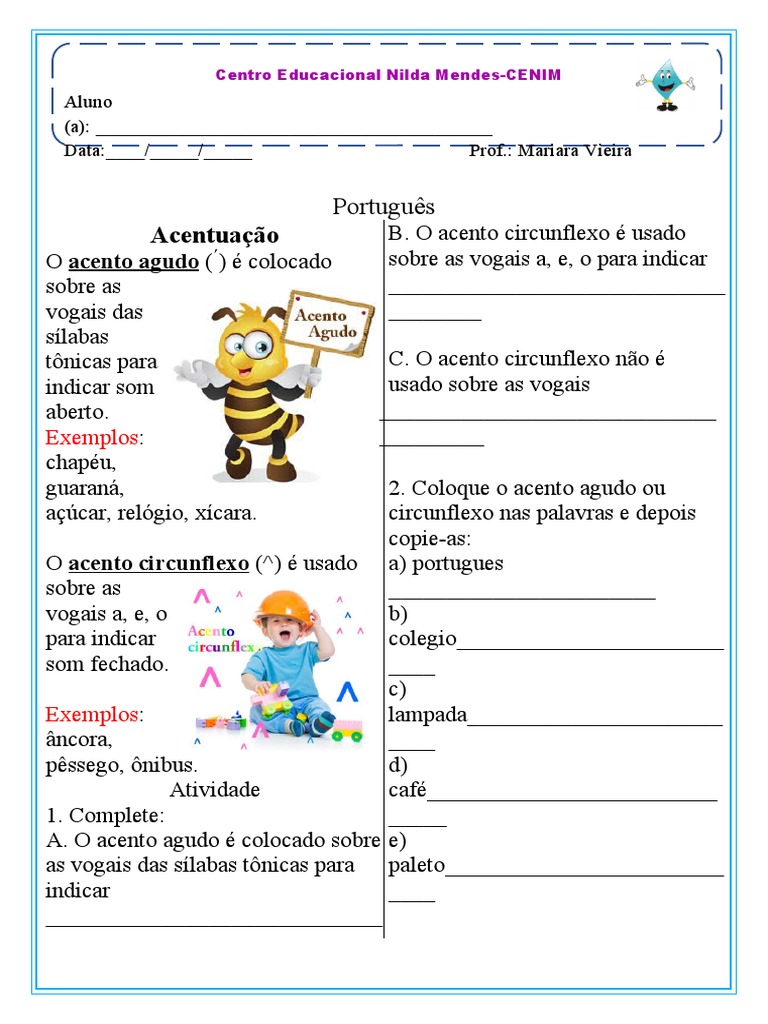 Acentuação | PDF | Estudos de Línguas Estrangeiras | Métodos e ...