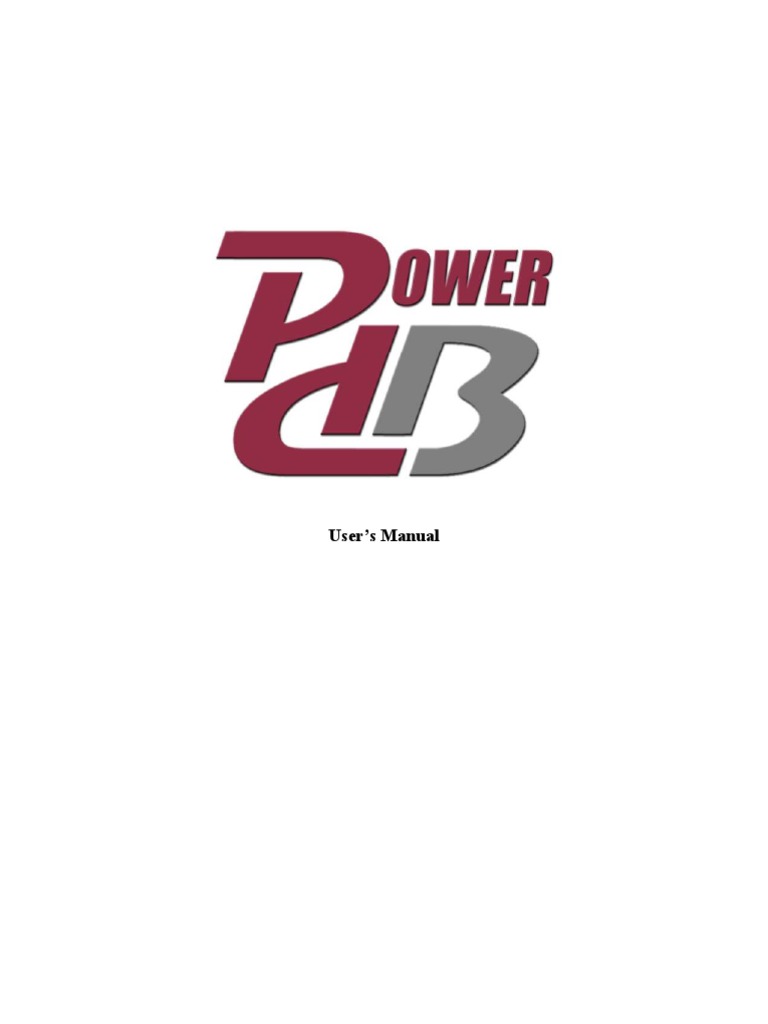 Powerdb Users Manual | PDF | Databases | Command Line Interface