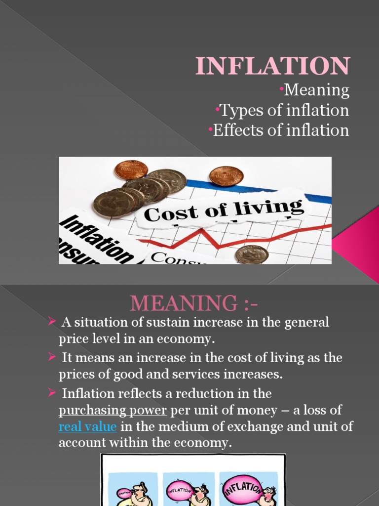 Inflation: Meaning Types of Inflation Effects of Inflation | PDF ...