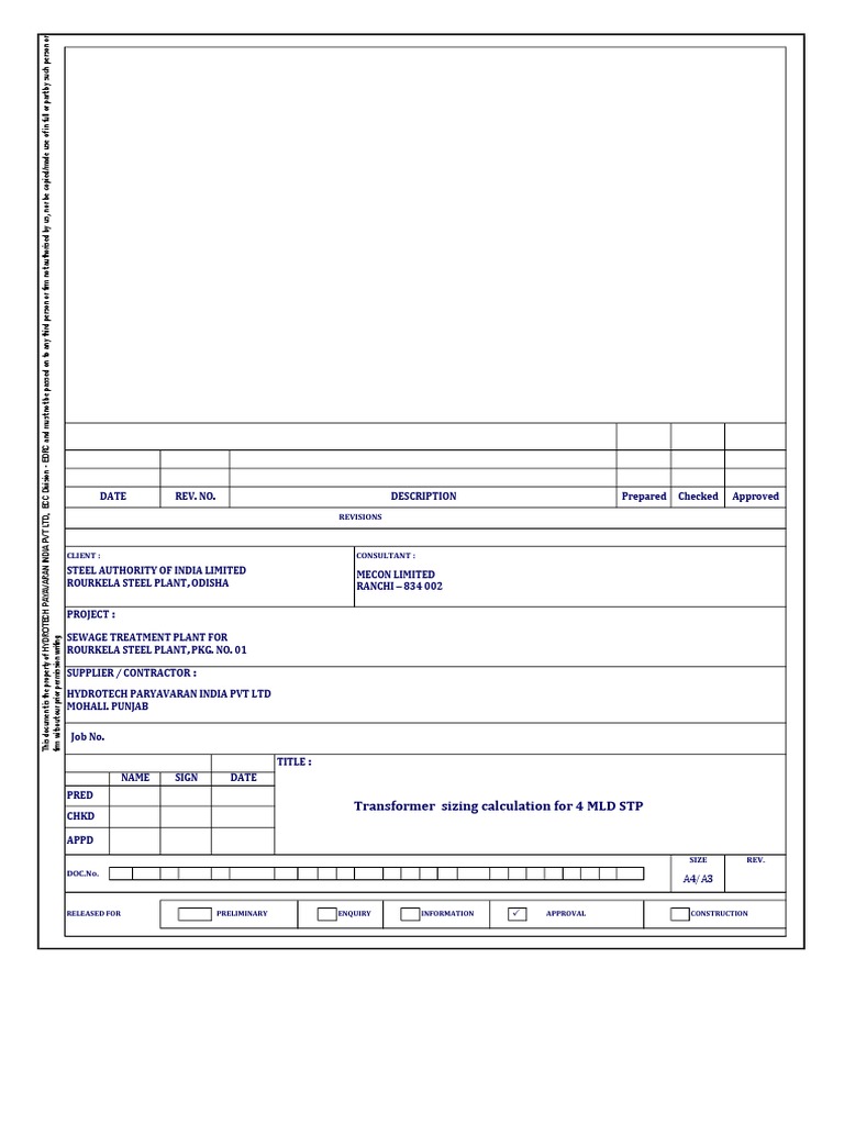 Transformer Calculation PDF | PDF | Transformer | Electrical Impedance
