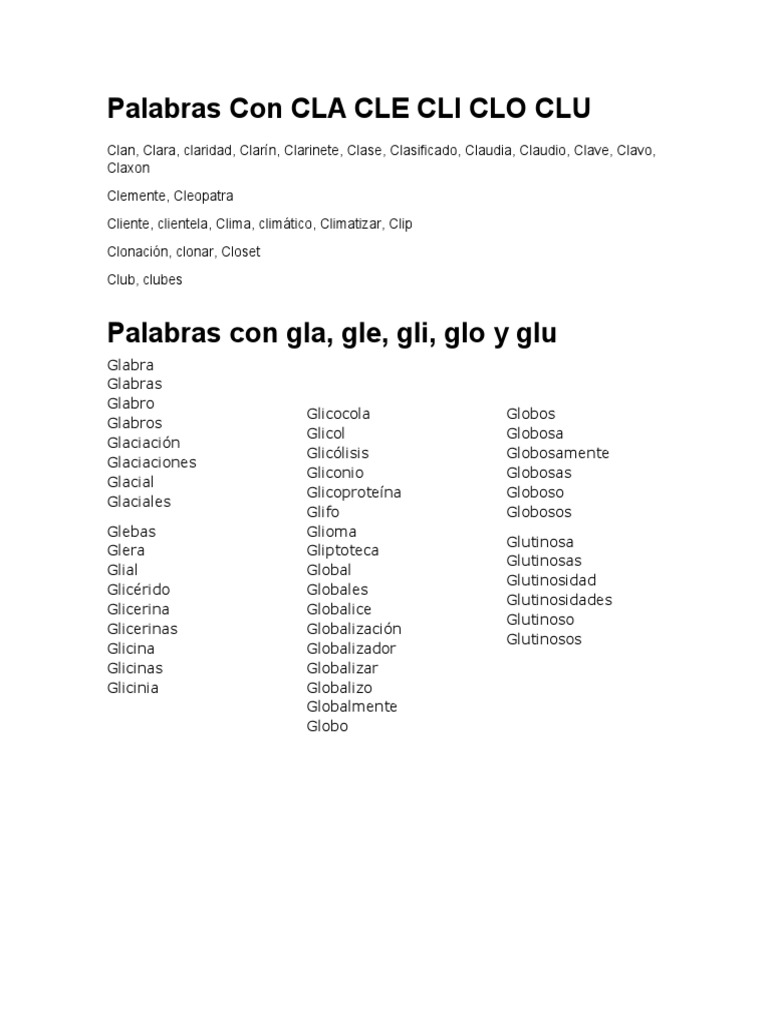 Ejercicios Con Sílabas Trabadas GL Sólo Una Mamá, 60% OFF