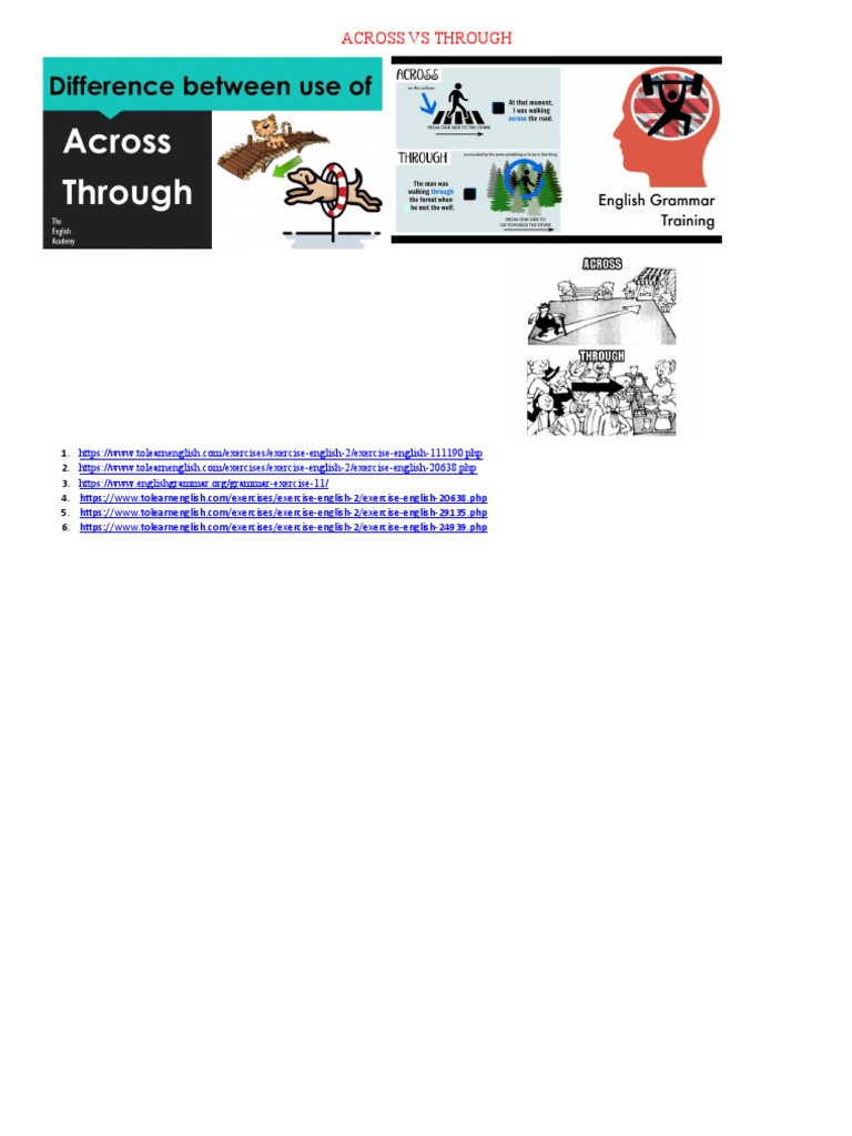 2 Across Through | PDF