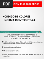 Codigo de Colores Semarnat | PDF | Residuos | Diseño