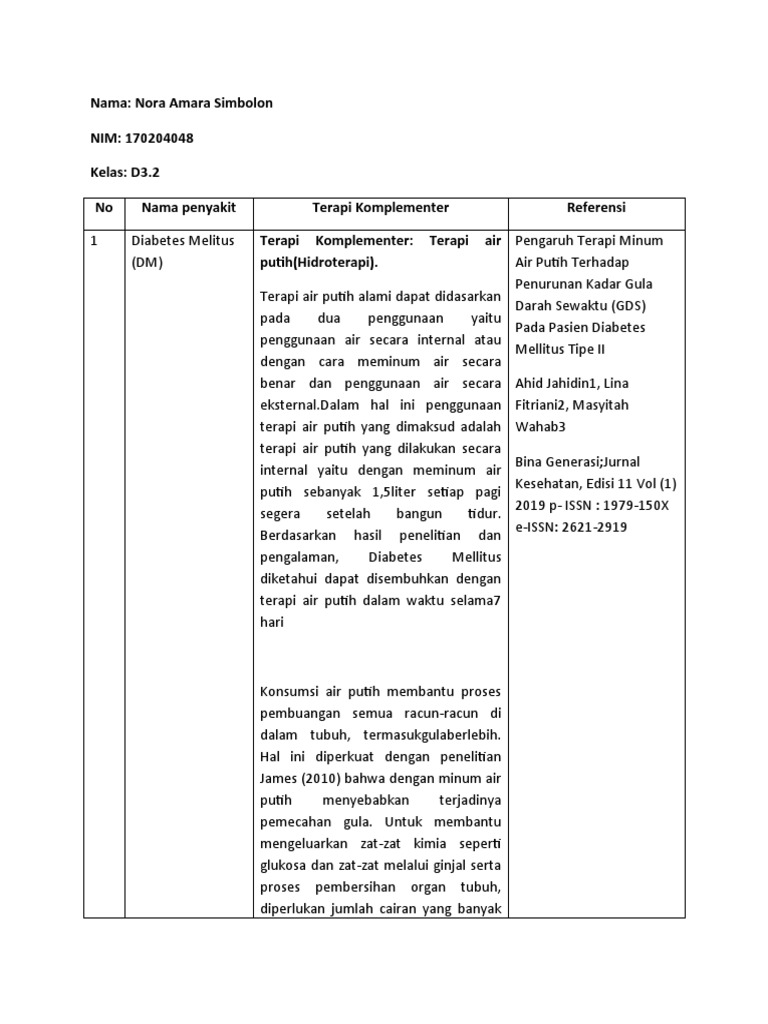 Terapi Komplementer | PDF | Kesehatan Holistik