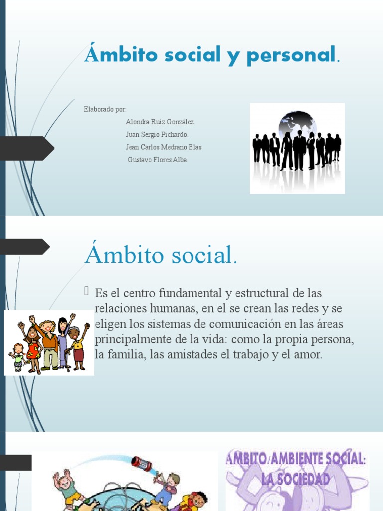 Definición de Ámbitos Social y Personal | PDF | Moralidad | Conceptos ...