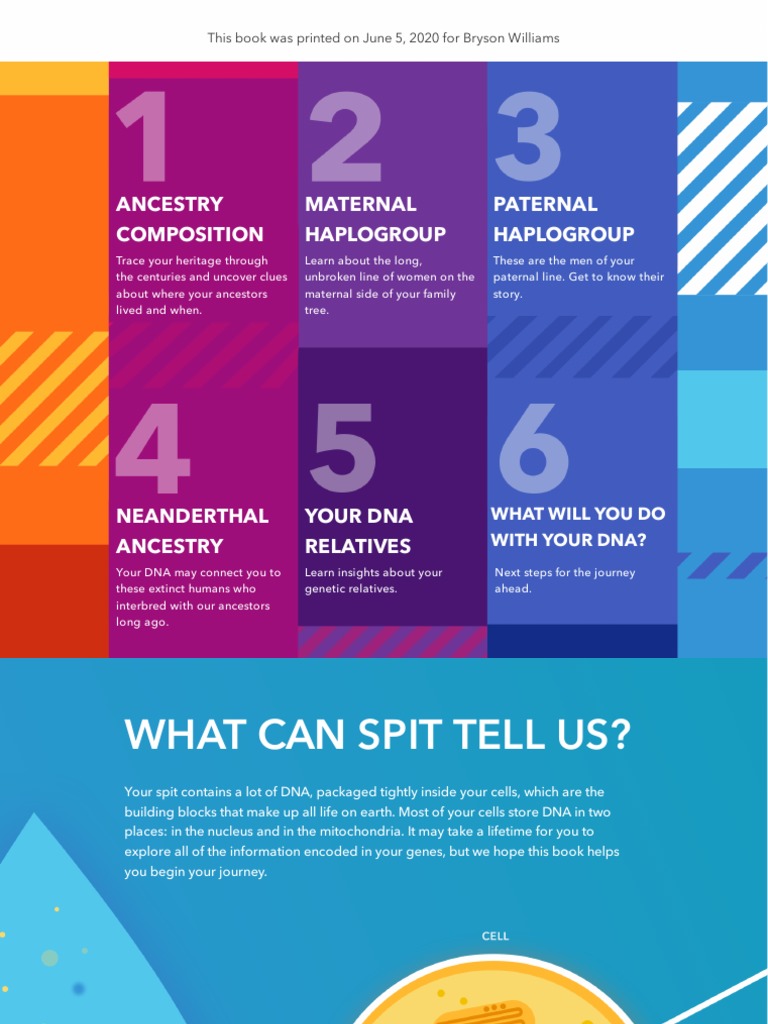 23andme Ancestry Book | PDF | Neanderthal | Mitochondrial Dna