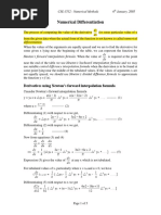 Gauss Forward and Backward Interpolation | PDF | Finite Difference | Algorithms