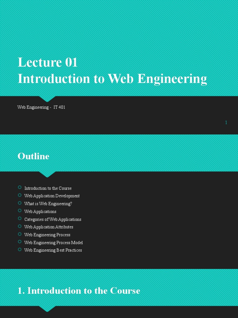 Introduction To Web Engineering | PDF | Web Application | World Wide Web