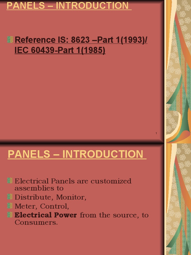 Reference IS: 8623 - Part 1 (1993) / IEC 60439-Part 1 (1985) | PDF ...
