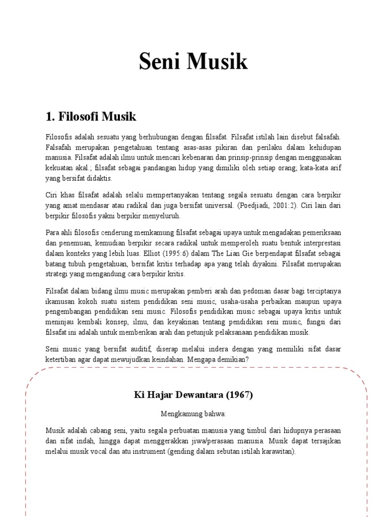 Filosofi Musik - Oji | PDF