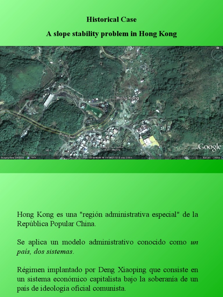 Historical Case A Slope Stability Problem in Hong Kong | PDF | Slope ...