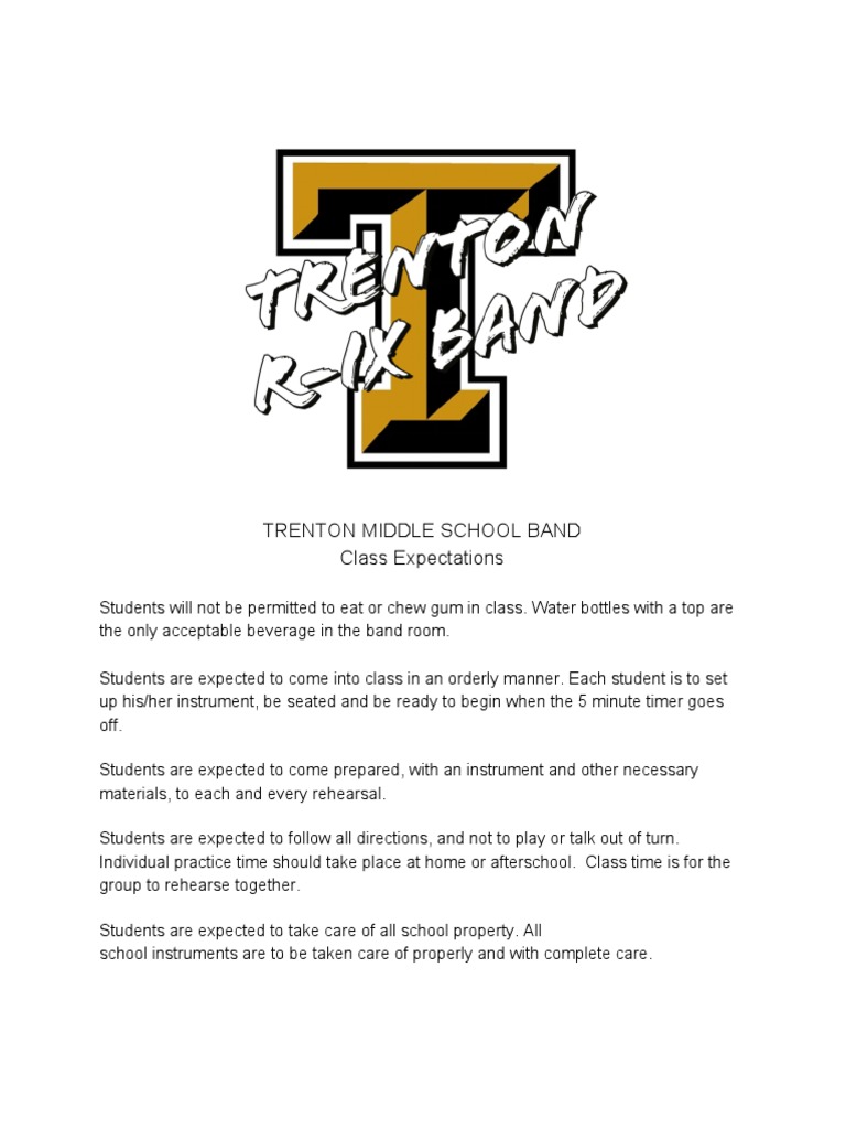 Tms Class Expectations-2 | PDF