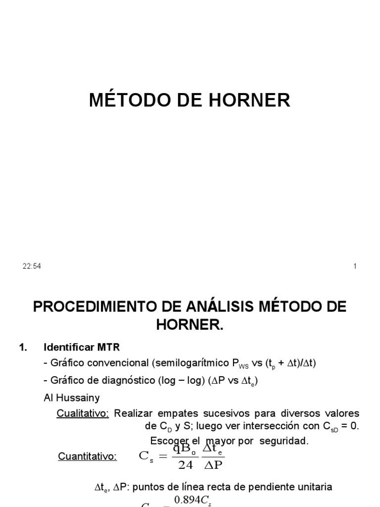 Método de Horner (Procedimiento) | PDF | Materiales transparentes ...