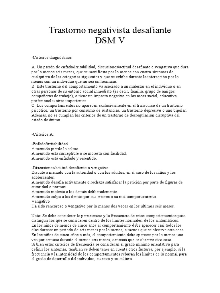 TND DSM V | PDF | Desorden hiperactivo y deficit de atencion ...