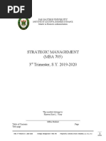 Strama Paper Format | PDF | Strategic Management | Market (Economics)