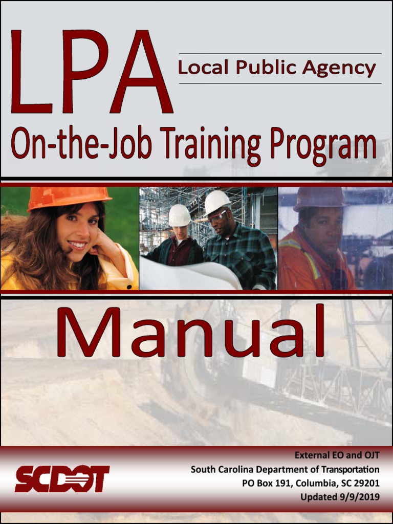 DOT LPA On-The Job Training Program 2019-09-09 | PDF | Employment ...