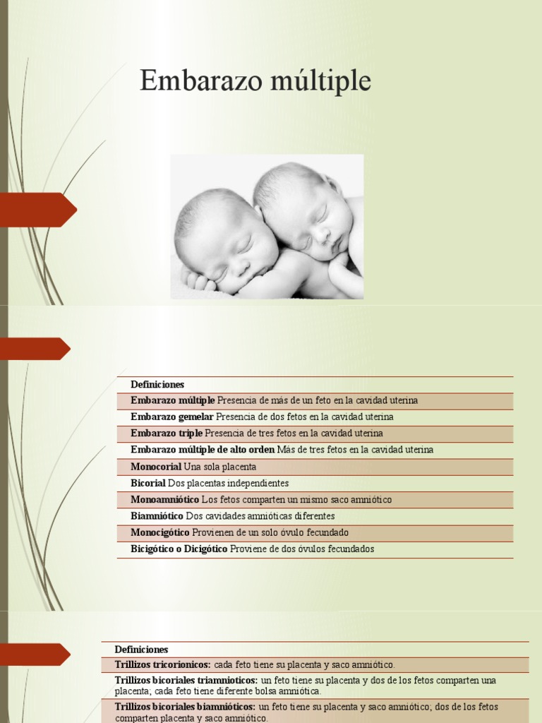 Embarazo Múltiple | PDF | Placenta | El embarazo