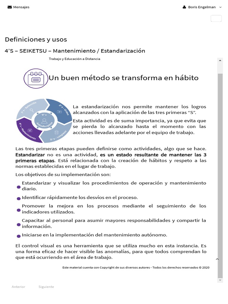 M5S - Definiciones y Usos - 4'S - SEIKETSU - Mantenimiento ...