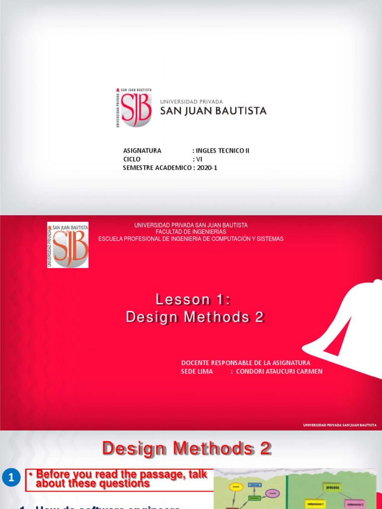 Lesson 1 - Design Methods 2 | PDF | Systems Science | Computing