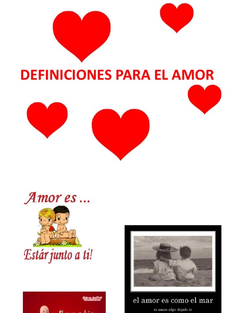 Definiciones de Amor | PDF | Amor | Comportamiento religioso y experiencia