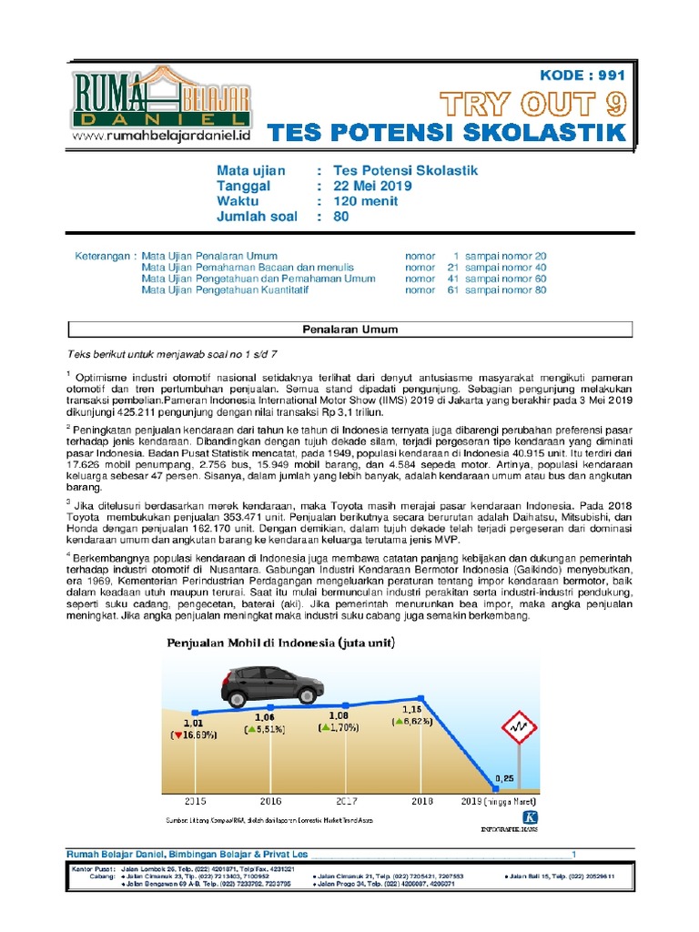 TPS - Soal RBD To 9 PDF | PDF