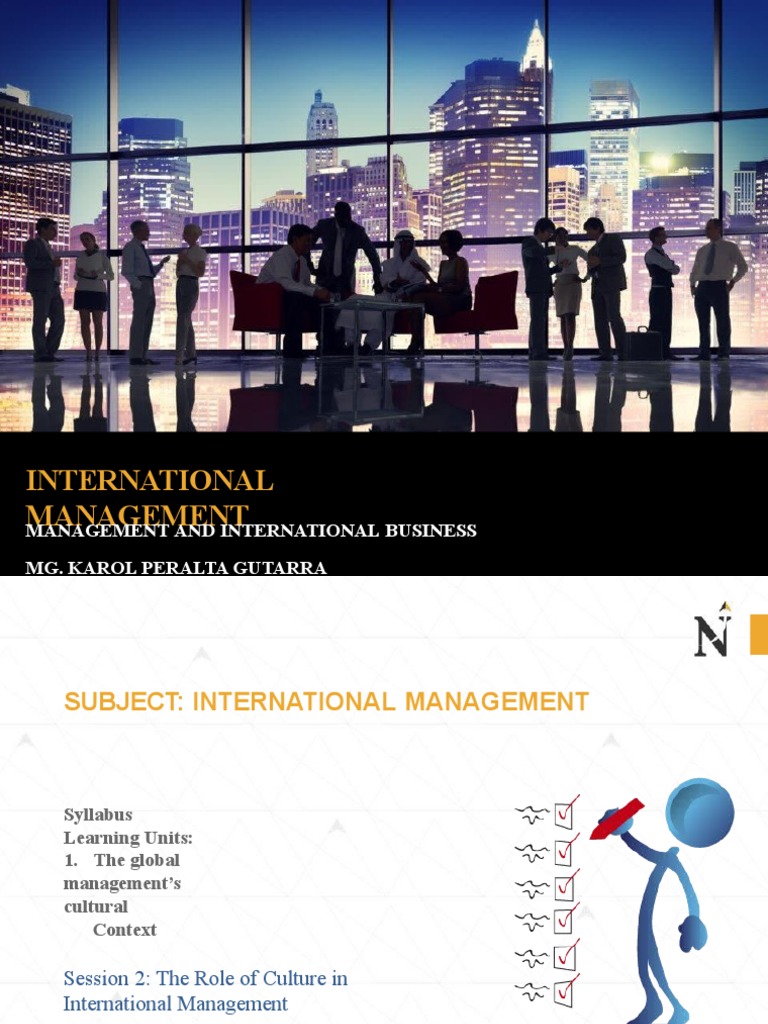 International Management: Management and International Business Mg ...