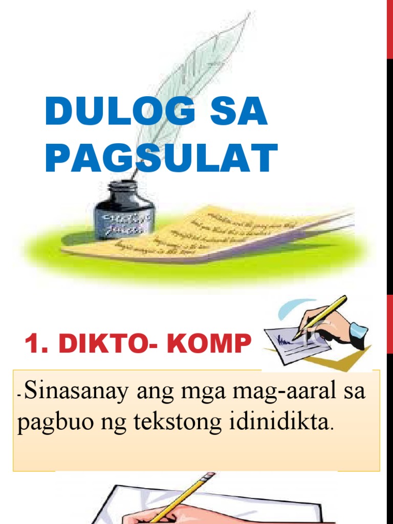 Mga Dulog Sa Pagsulat | PDF