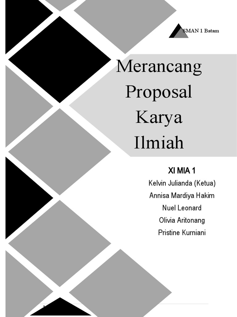 Merancang Proposal Karya Ilmiah | PDF