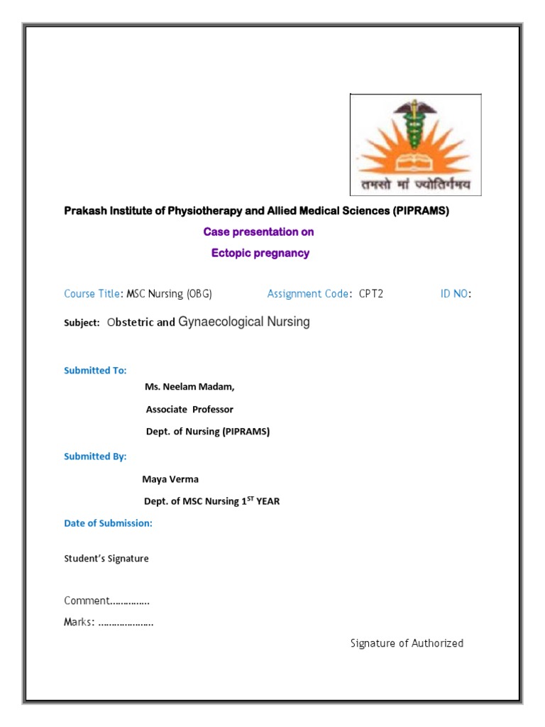 Assignment Cover Page1 | PDF