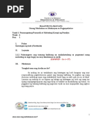 Esp VI Summative Test 4th Quarter Week 2 | PDF