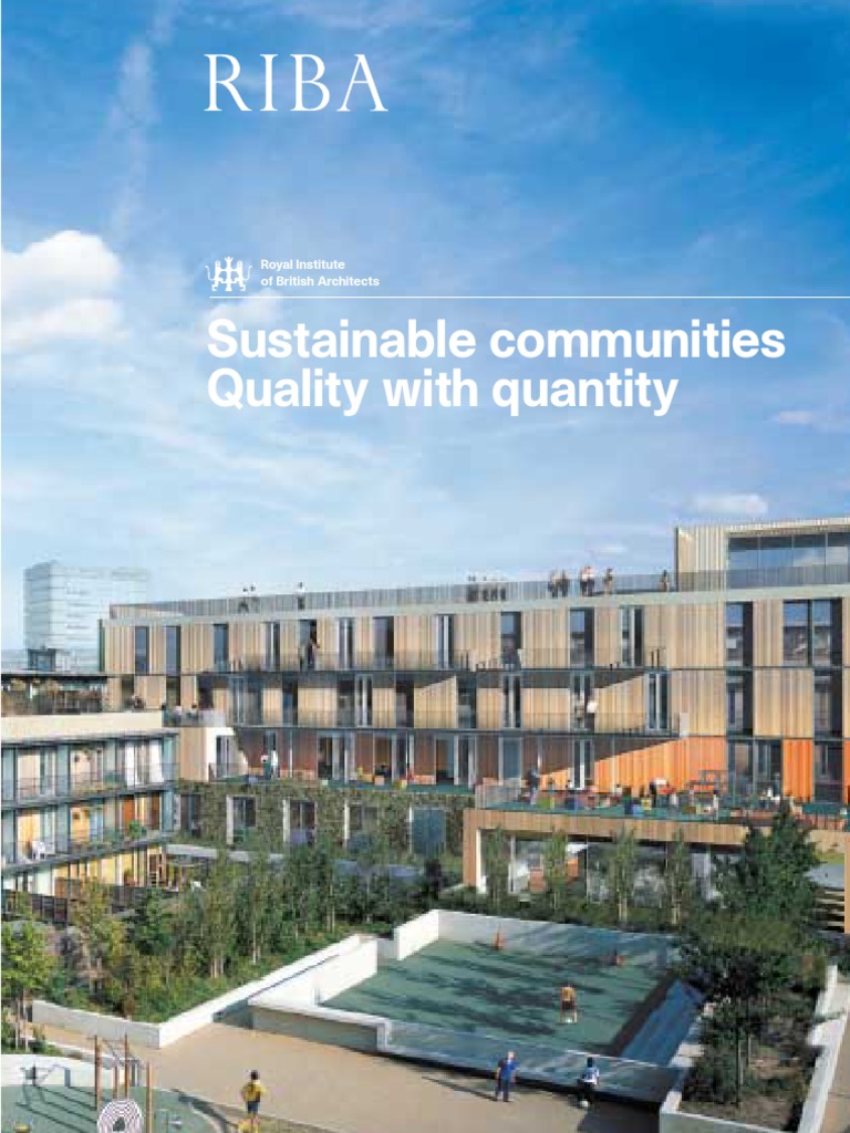 Riba SustainableCommunities | PDF | Sustainability | Community