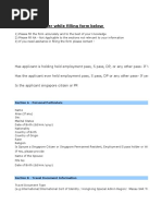 Ep and S Pass Candidate Form | PDF | Identity Document | Government And ...