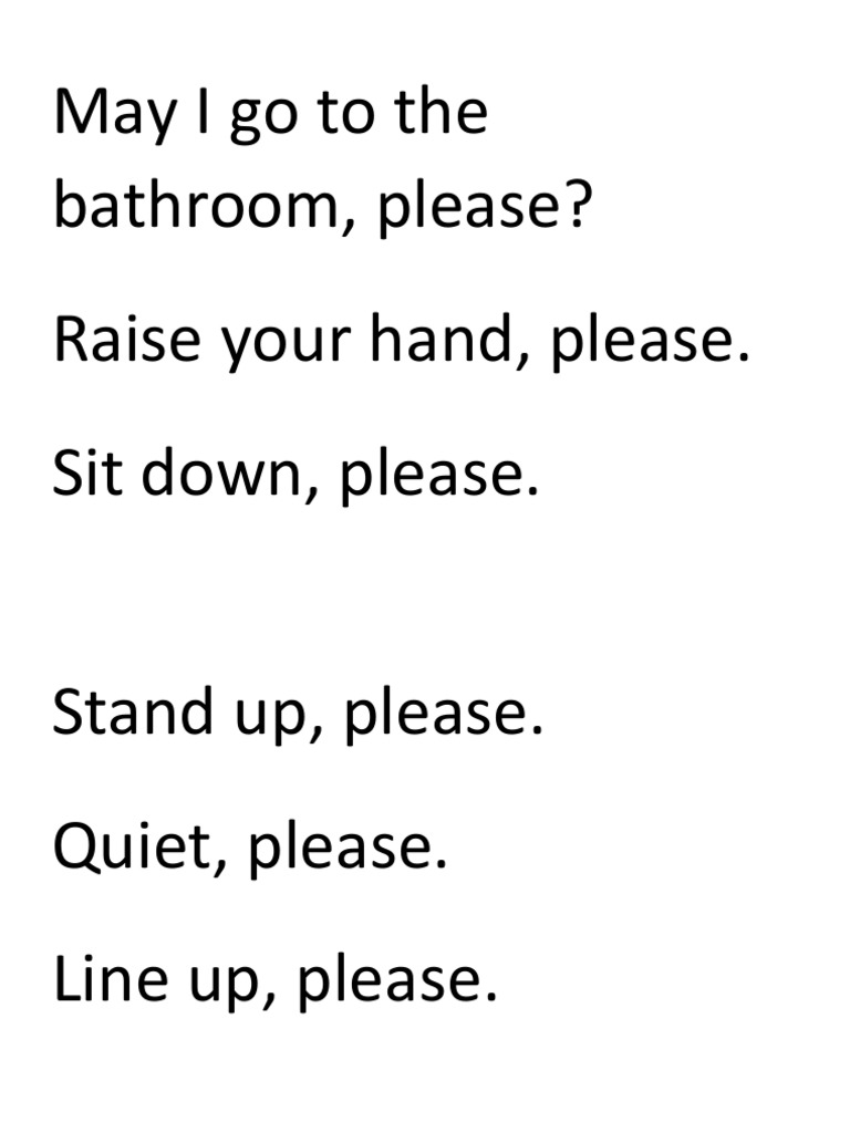 Classroom Requests for Students | PDF